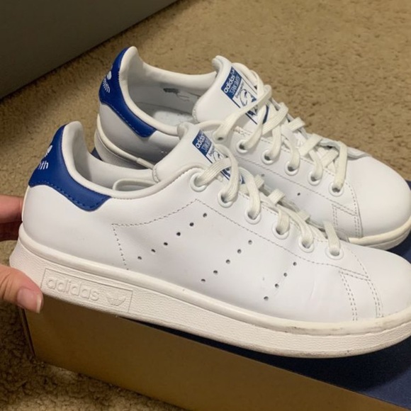 adidas | Shoes | Adidas Blue Stan Smith Sneakers | Poshmark
